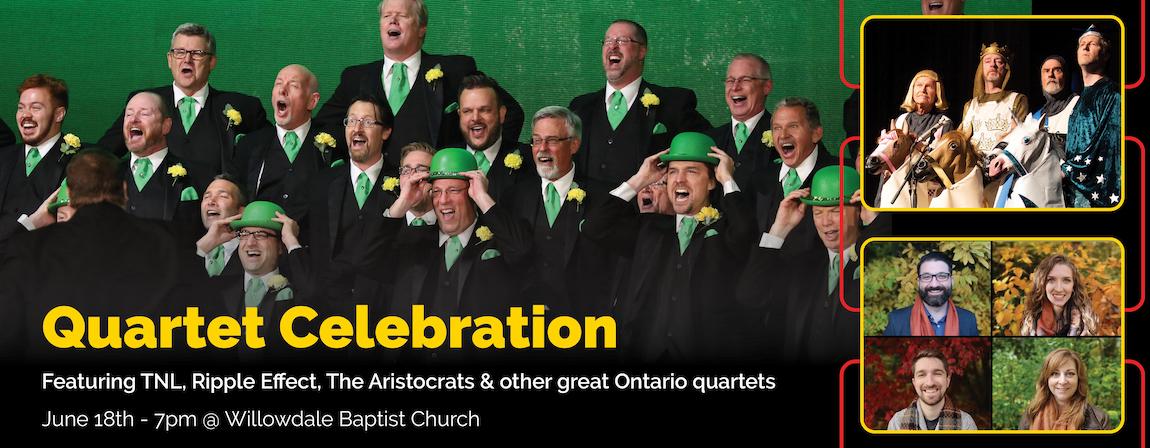 Toronto Northern Lights - 2022-05-24 - Chorus news item: TNL's Quartet Celebration!